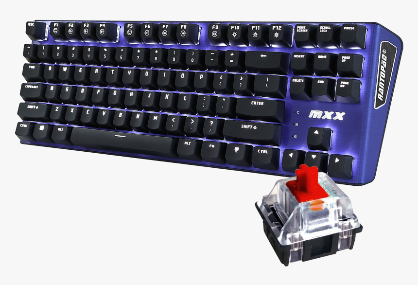 Blue Switches Keyboard, HD Png Download , Transparent Png Image - PNGitem