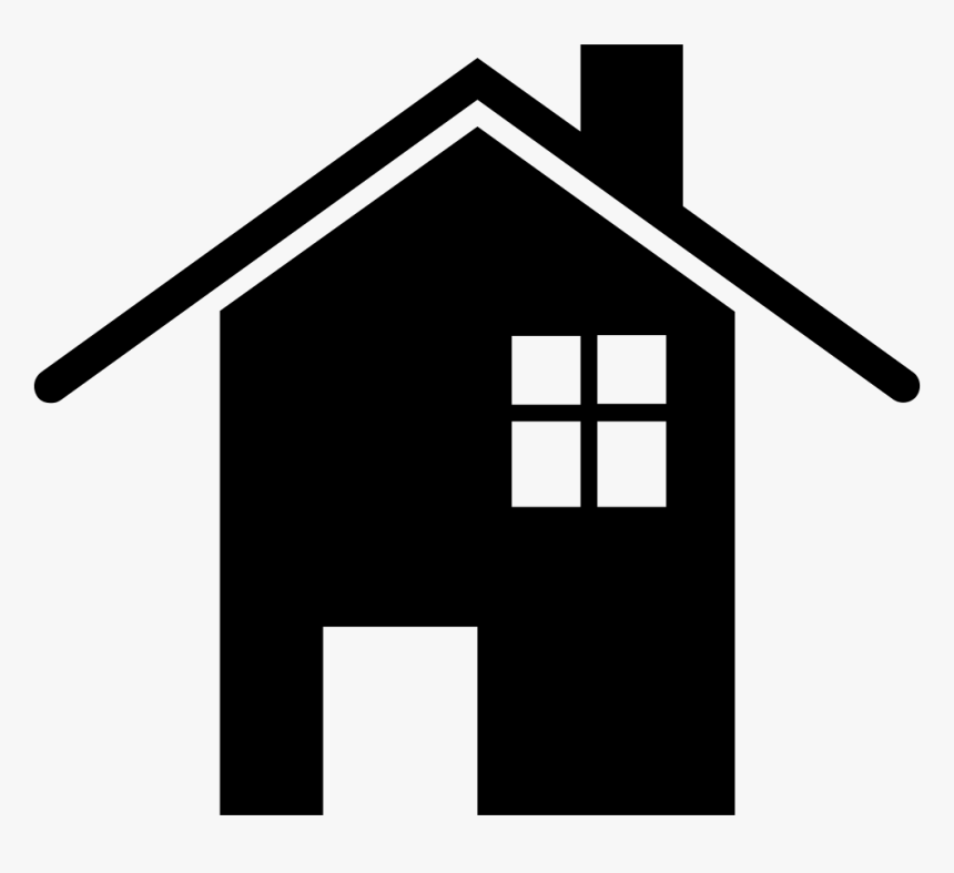 House With One Frontal Window - Clean House Vector, HD Png Download ...