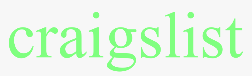 Craigslist Logo Green - Calligraphy, HD Png Download , Transparent Png ...