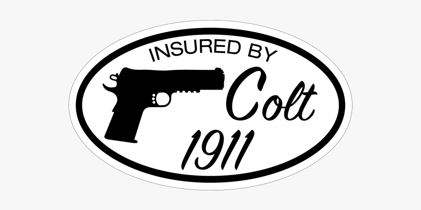 Colt 1911 Sticker, HD Png Download , Transparent Png Image - PNGitem