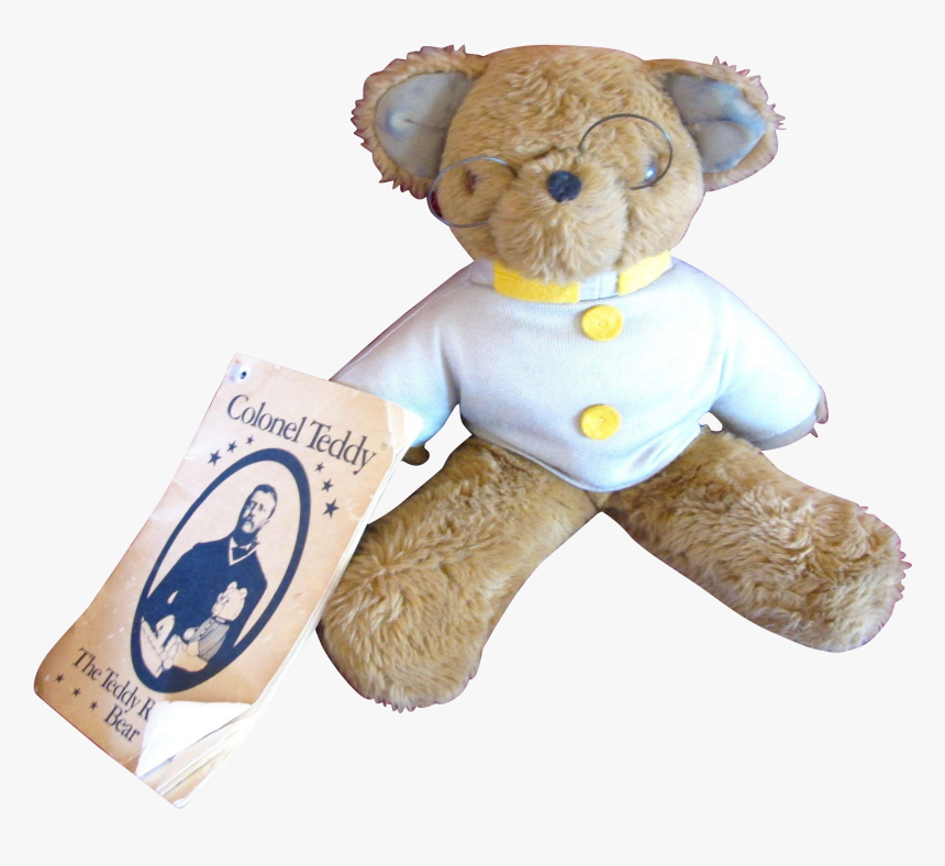 Colonel Teddy Roosevelt Bear H2w - Stuffed Toy, HD Png Download ...