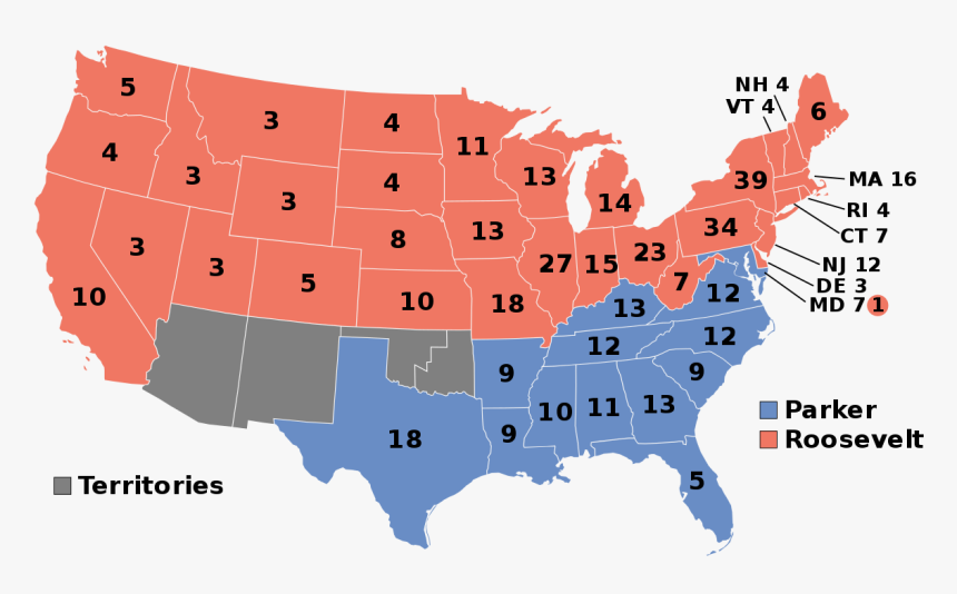 1976 Election Map, HD Png Download , Transparent Png Image - PNGitem