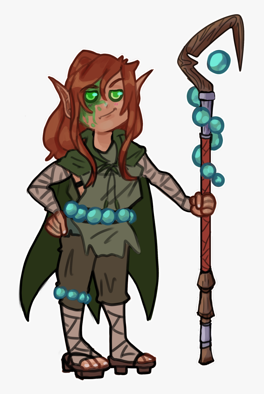 A Cute Little Chibi Druid I Drew For Adri Rin Over - Dnd Chibi Druid ...
