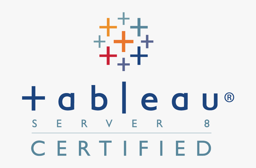 Tableau Logo Server 8 Qualified - Tableau Logo Transparent Background ...