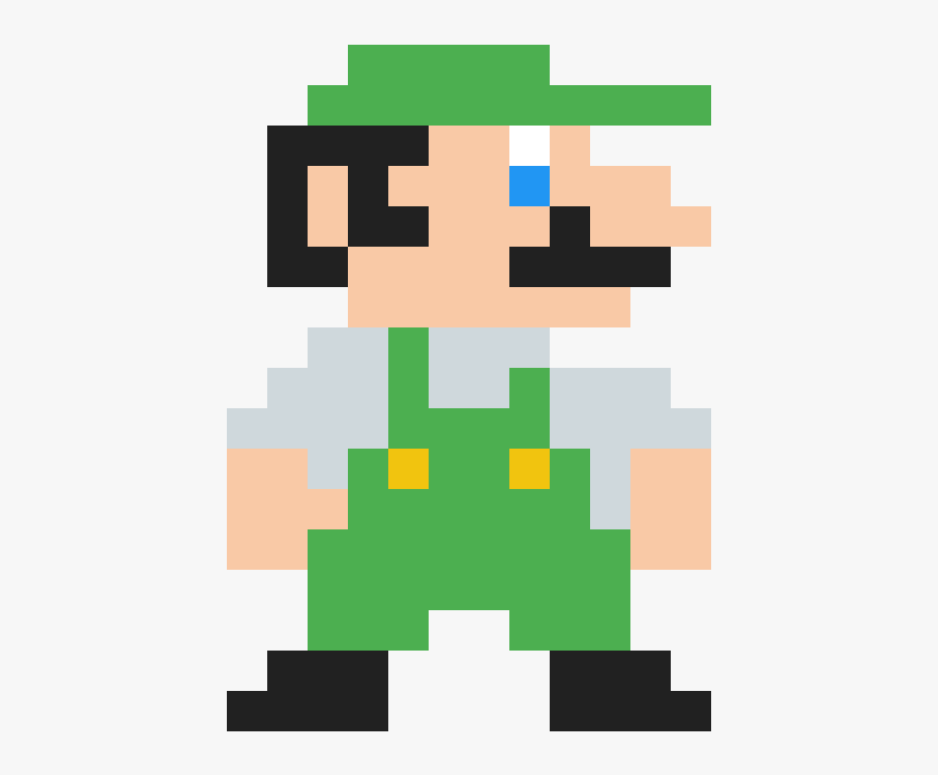 Luigi 8 Bit Jumping