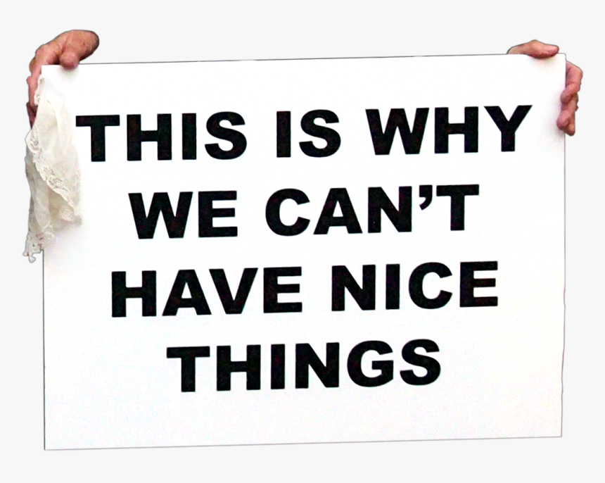 No Nice Things Trans Back - Poster, HD Png Download , Transparent Png ...