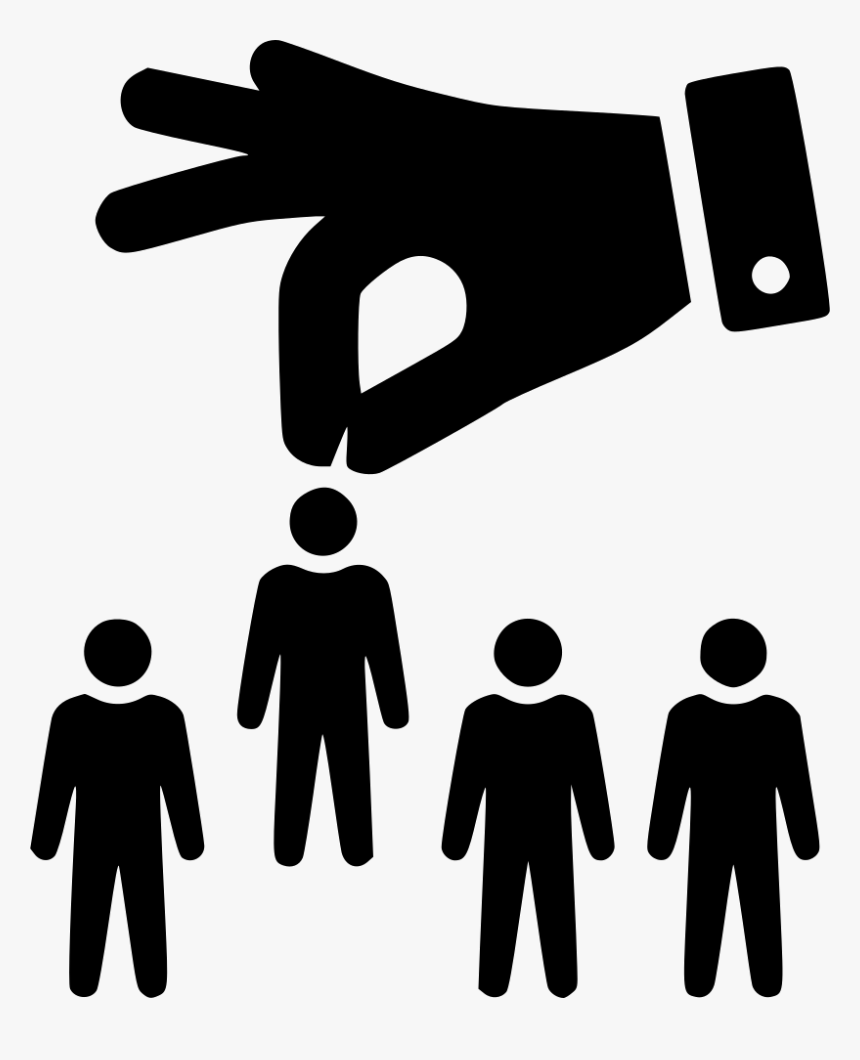 Pick Recruitment Selection Select Man Hr Employee - Donation Icon, HD ...