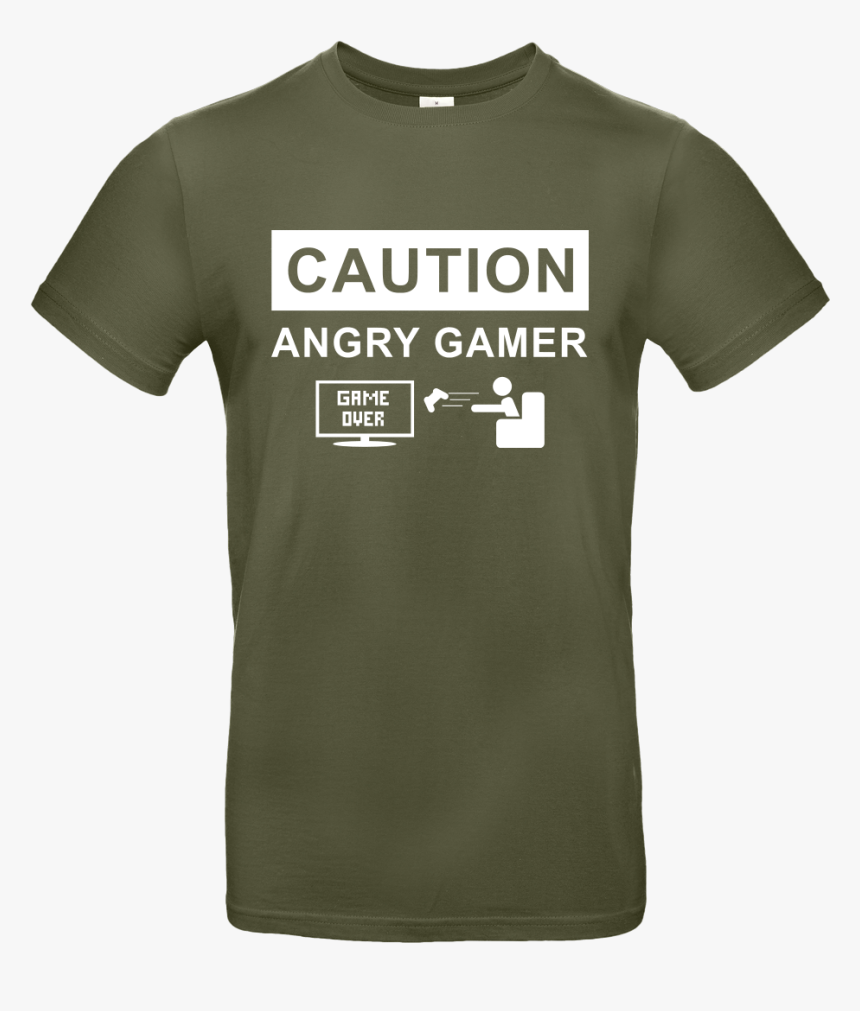 Angry Gamer T-shirt B&c Exact - Gamer Shirts Transparent Background, HD ...