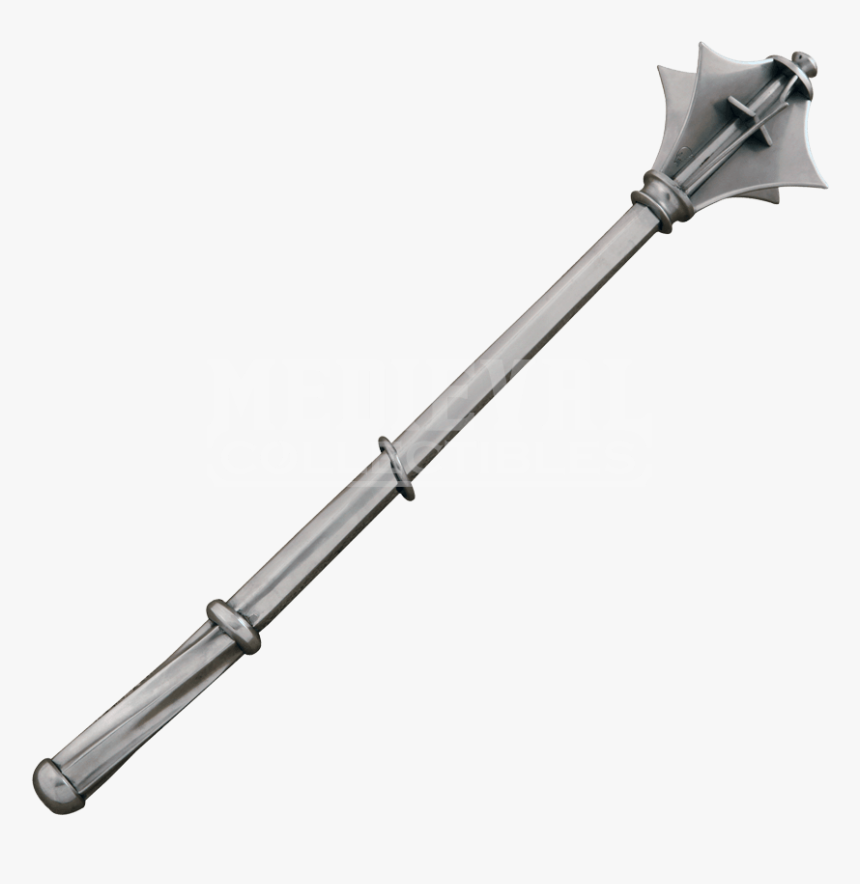 Transparent Medieval Png - Two Handed Flanged Mace, Png Download ...