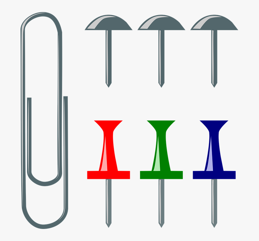 Office, Binder, Drawing Pin, Office Supplies, Tacks - Office Supply Pin ...