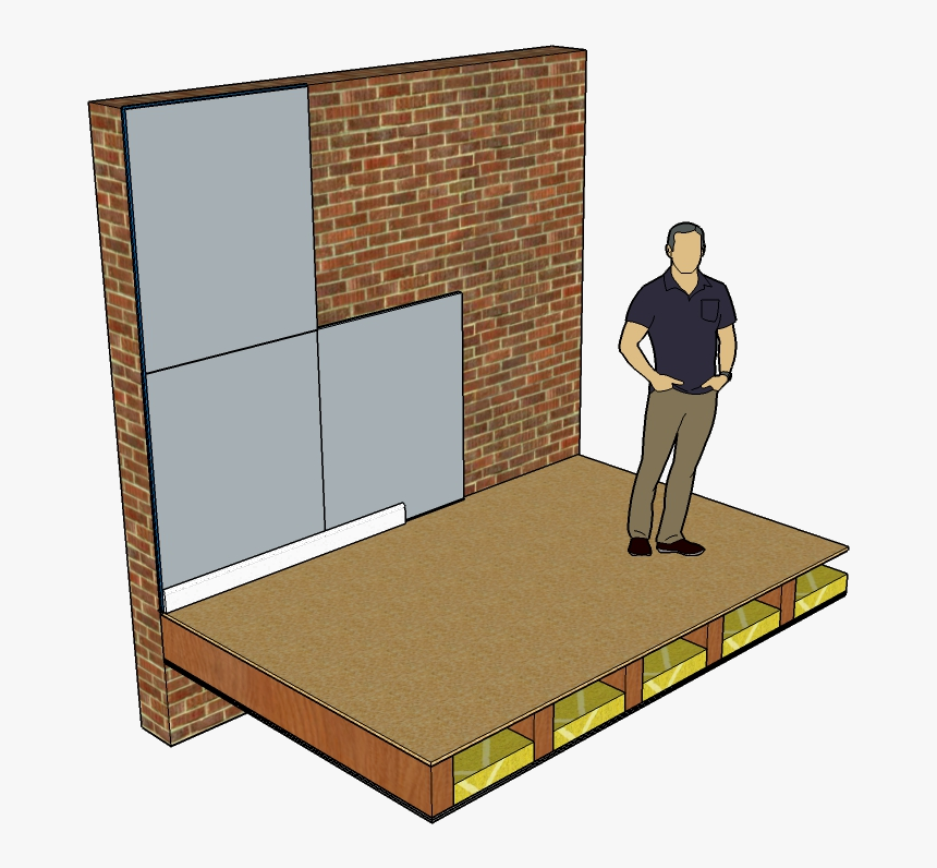 Soundboard Wall Soundproofing Mm Clip Art Freeuse, HD Png Download ...