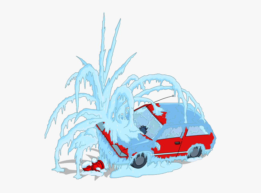 Flanders Frozen Car, HD Png Download , Transparent Png Image - PNGitem