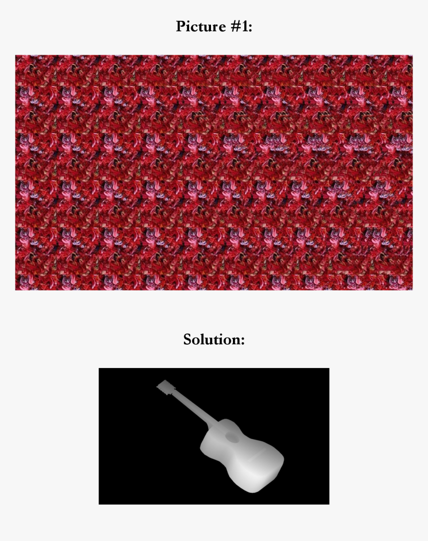 Can You Find The Hidden Images In These 15 “magic Eye”, HD Png Download ...