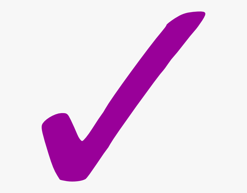 Check Mark Png Purple, Transparent Png , Transparent Png Image - PNGitem