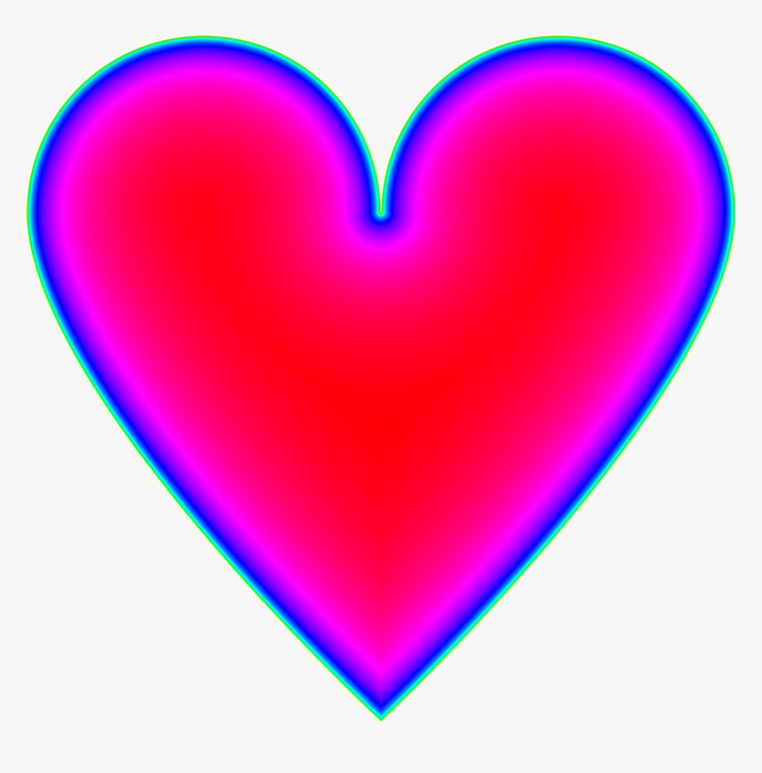 Glowing Heart Png - Heart, Transparent Png , Transparent Png Image ...
