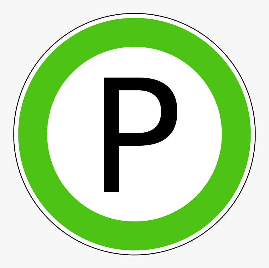 Green Parking Sign Png, Transparent Png , Transparent Png Image - PNGitem