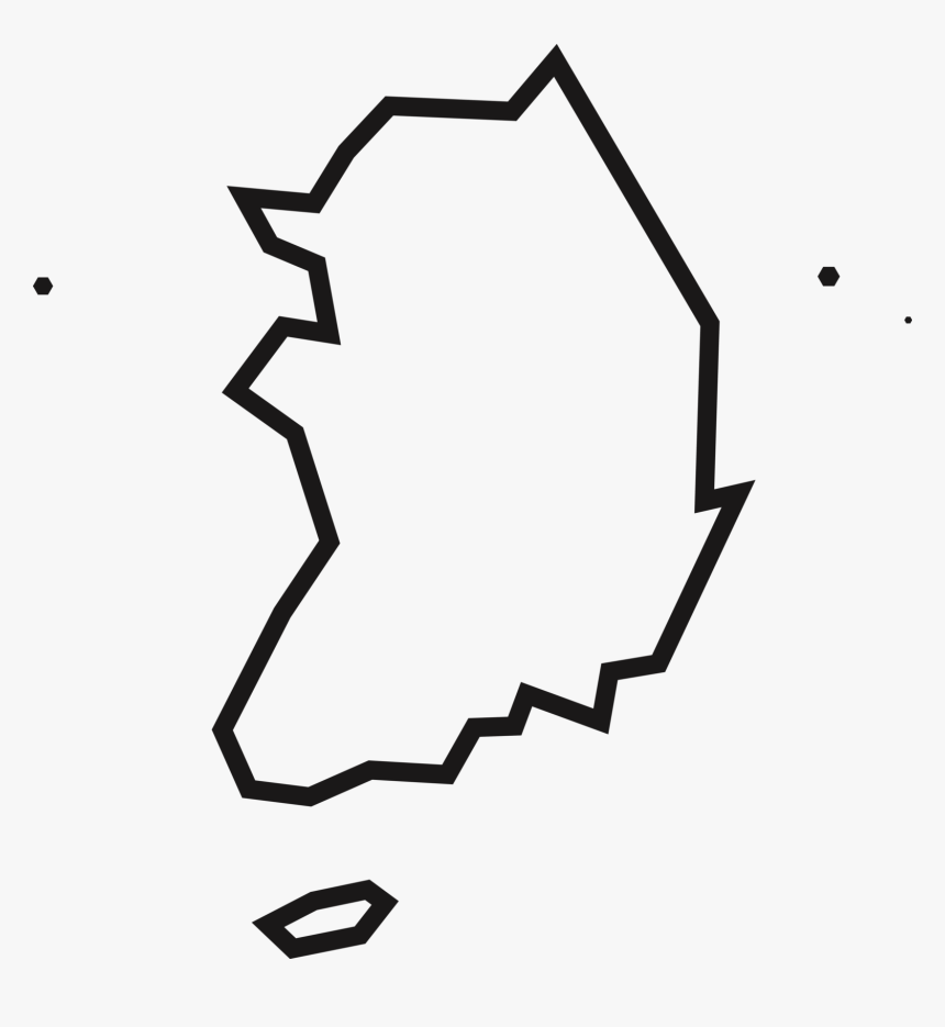 South Korea Map Clipart, HD Png Download , Transparent Png Image - PNGitem