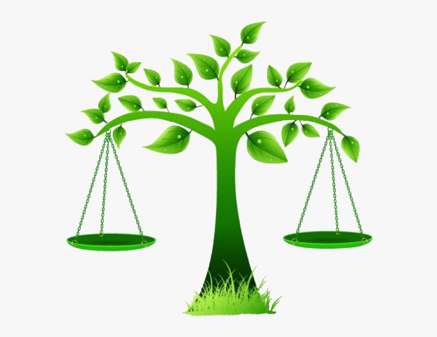 Environment Vector Day - Scales Of Justice Tree, HD Png Download ...