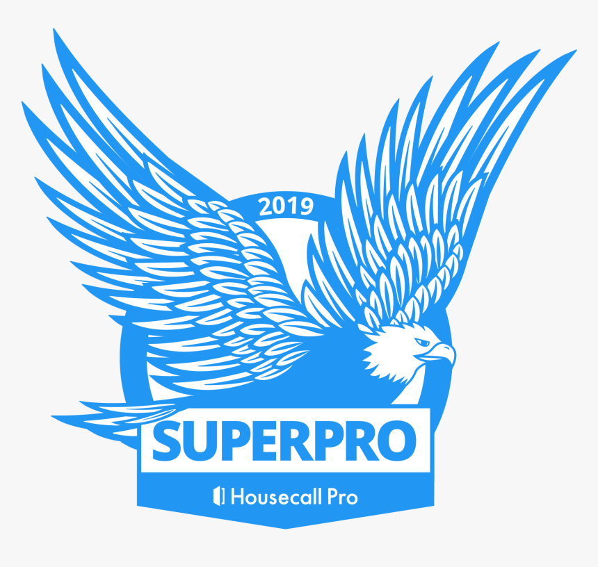 Superb Service Badge Eagle - Housecall Pro Superpro, HD Png Download ...