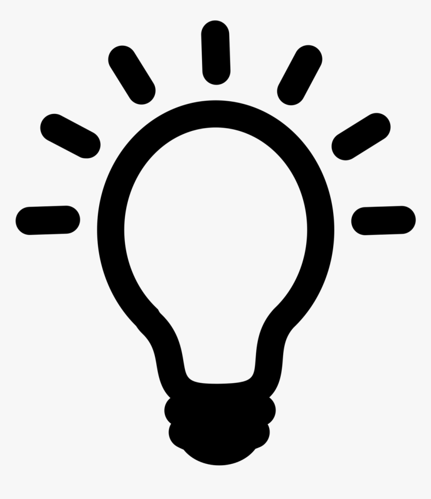 Knowledge Icon Png - Black And White Innovation Clipart, Transparent ...