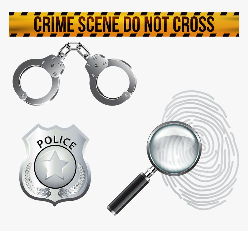 Police Crime Scene Police Badge Crime Tape Free Photo - Transparent ...
