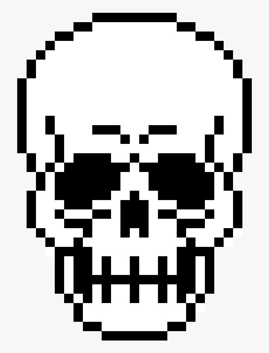 Pixel Skull Png - Pixel Art Skull, Transparent Png , Transparent Png ...
