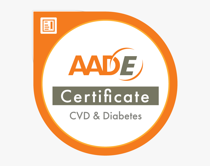Aade Cardiovascular Disease And Diabetes Certificate - Circle, HD Png ...