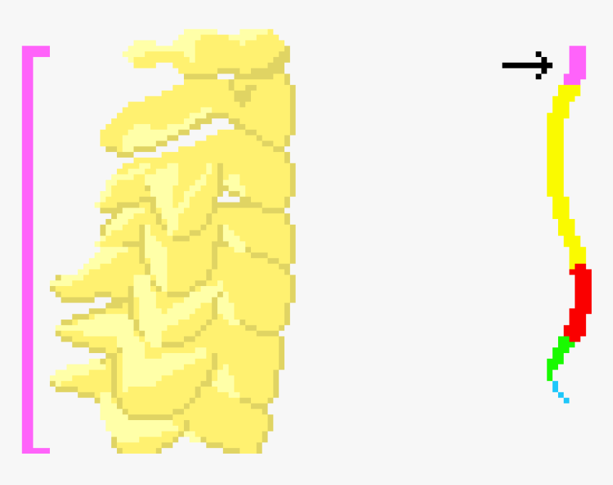 Pixel Art Spinal Cord, HD Png Download , Transparent Png Image - PNGitem