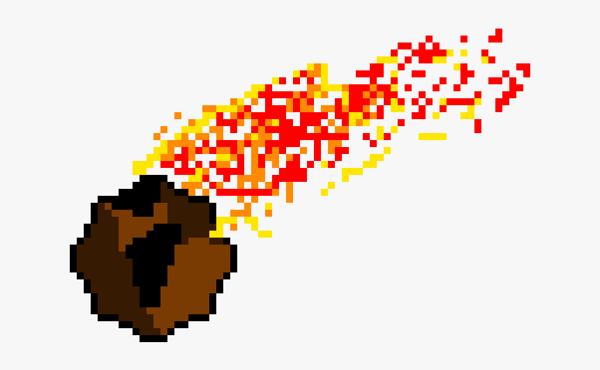 Meteor Pixel Art Png, Transparent Png , Transparent Png Image - PNGitem