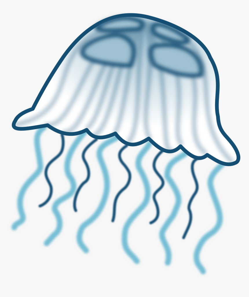Sea Life Clipart Jellyfish - Clip Art Jelly Fish, HD Png Download ...