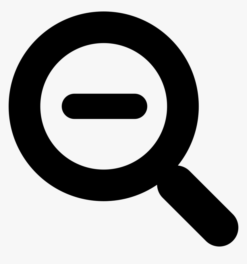 Minus Sign Png - Magnifying Glass For Zoom In And Zoom Out, Transparent ...