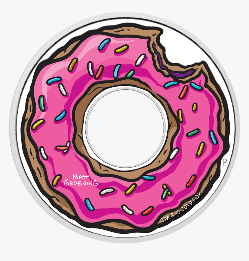 Transparent Simpsons Donut Png - Simpsons Coins, Png Download ...