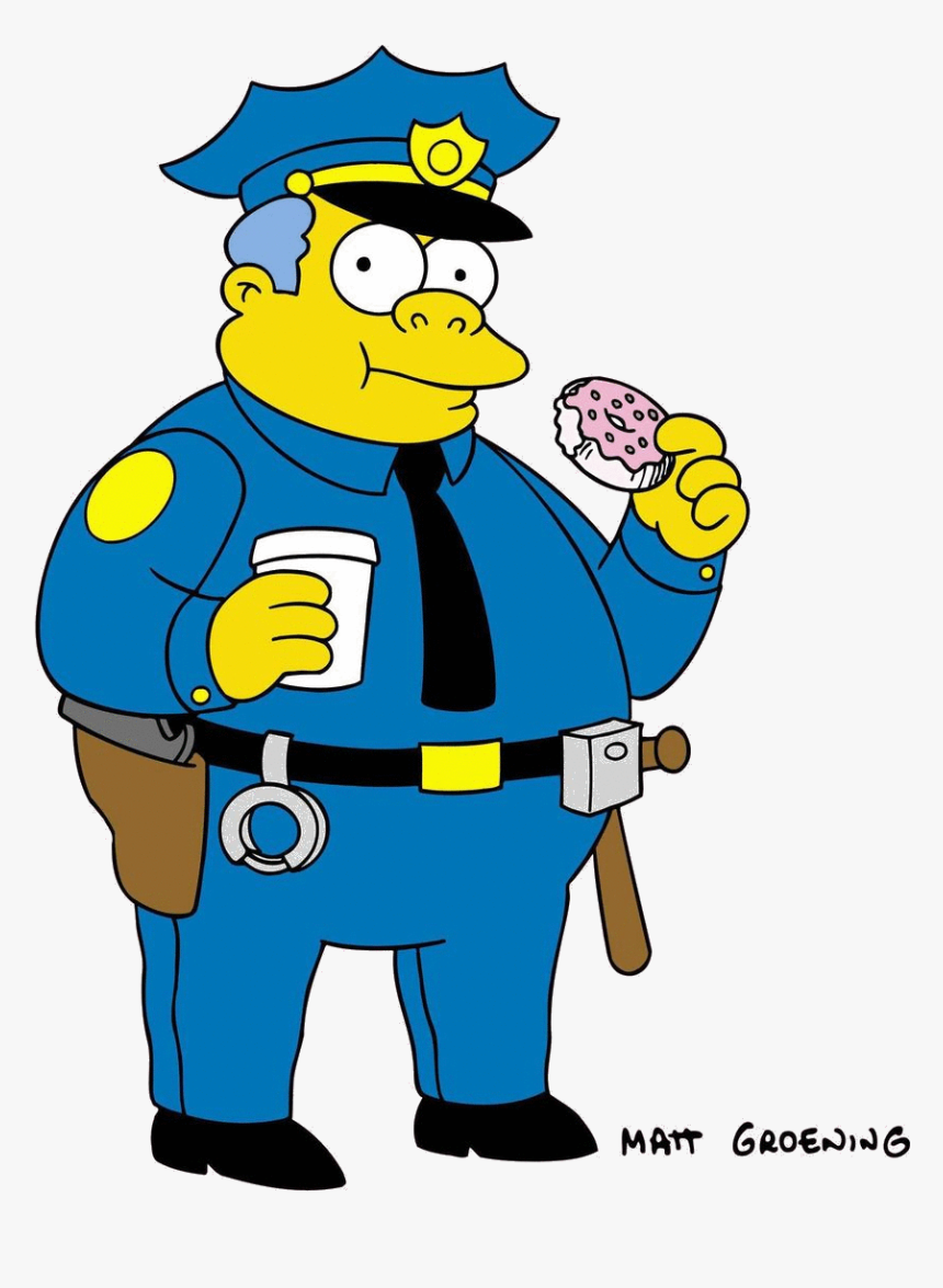 Chief Wiggum, HD Png Download , Transparent Png Image - PNGitem