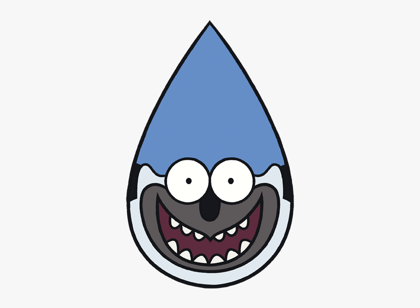 Mordecai Regular Show Face, HD Png Download , Transparent Png Image ...