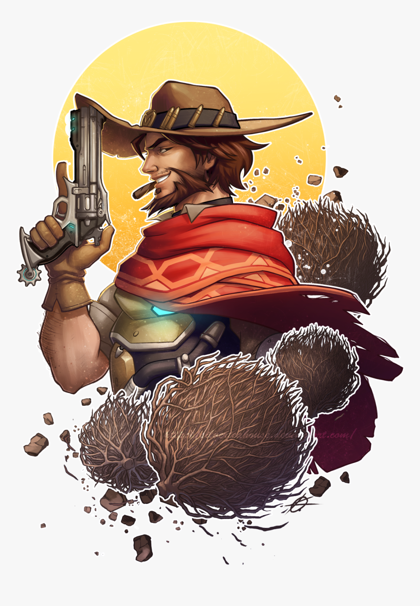 Transparent Mccree Art, HD Png Download , Transparent Png Image - PNGitem