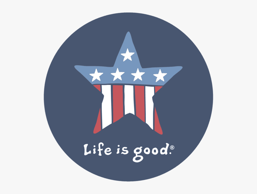 Star Sticker - Life Is Good, HD Png Download , Transparent Png Image ...