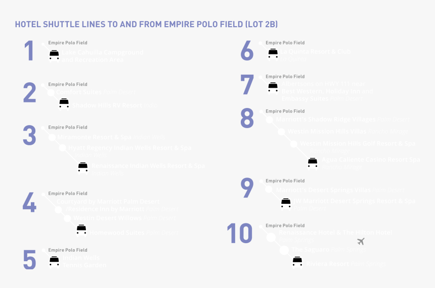 Coachella Shuttle Map 2017 , Png Download - Coachella Shuttle Map 2017 ...