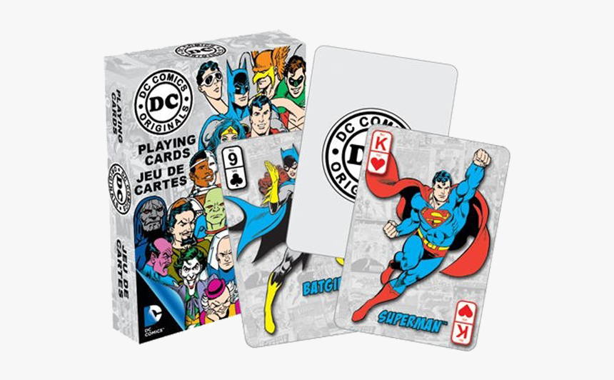 Dc Superhero Playing Cards, HD Png Download , Transparent Png Image ...