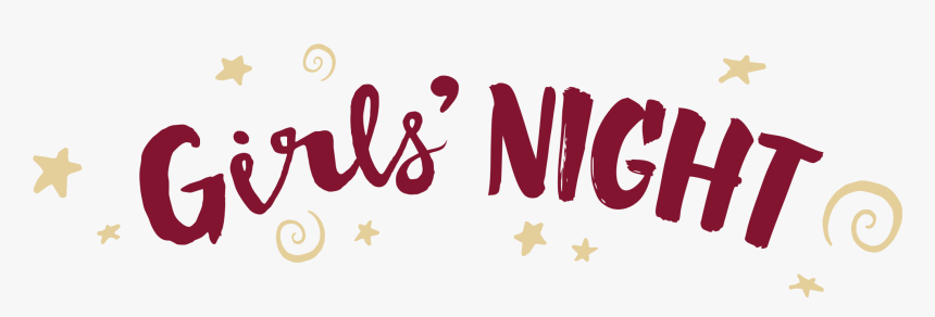Girls Night Ideas - Calligraphy, HD Png Download , Transparent Png ...