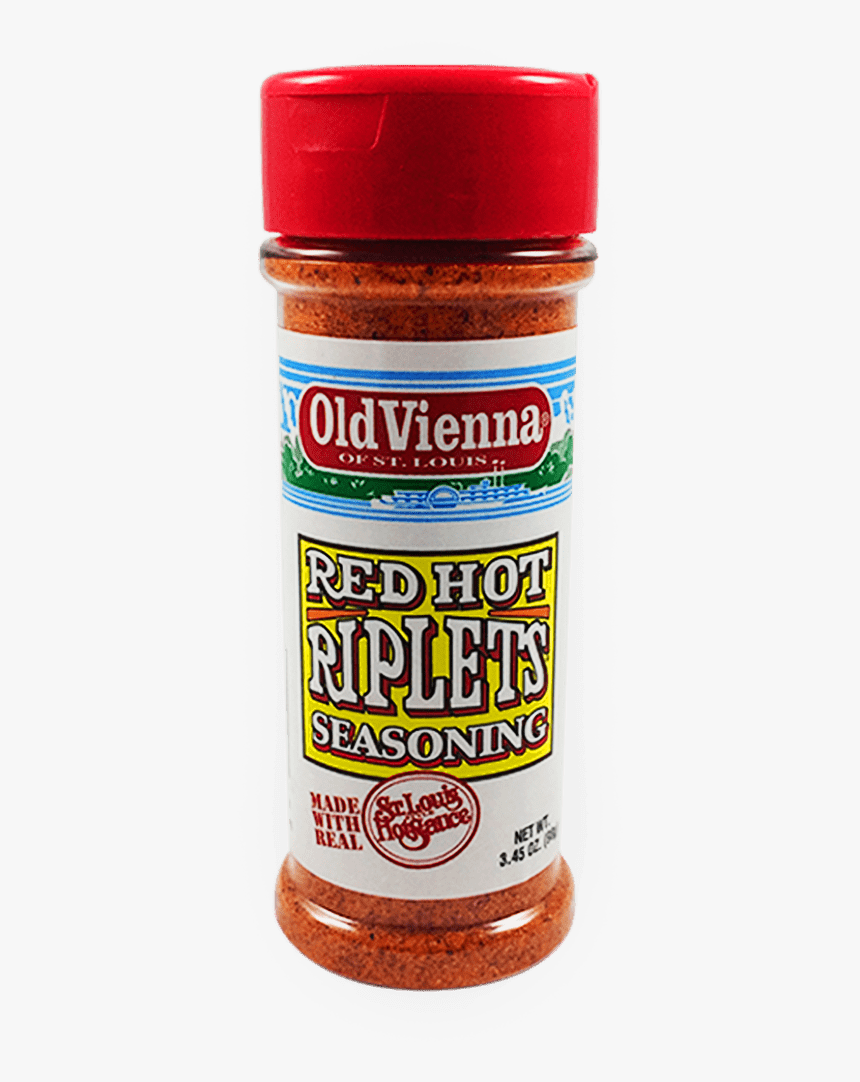 Old Vienna Red Hot Riplets Seasoning Shaker - Red Hot Riplets, HD Png ...