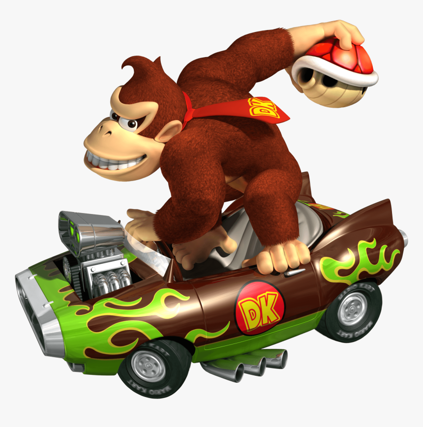 Transparent Mario Cart Png - Donkey Kong Mario Kart Characters, Png ...