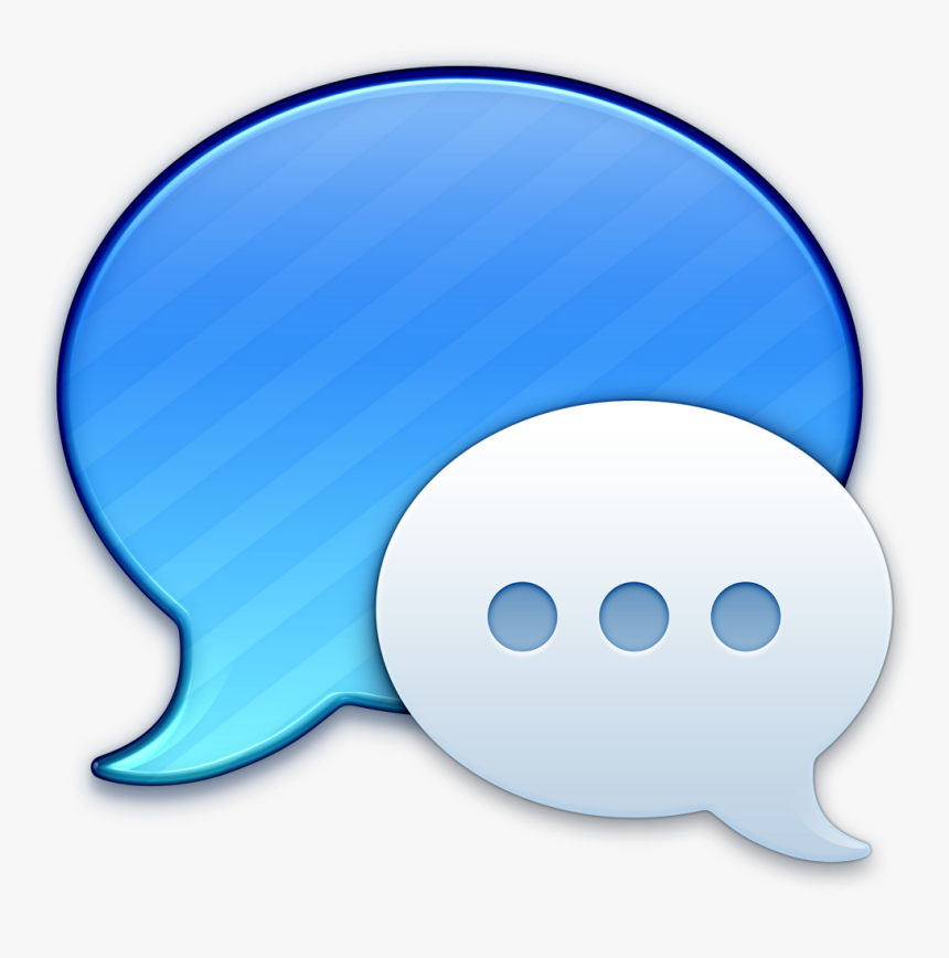 Iphone Message Icon Png - Mac Ichat, Transparent Png , Transparent Png ...