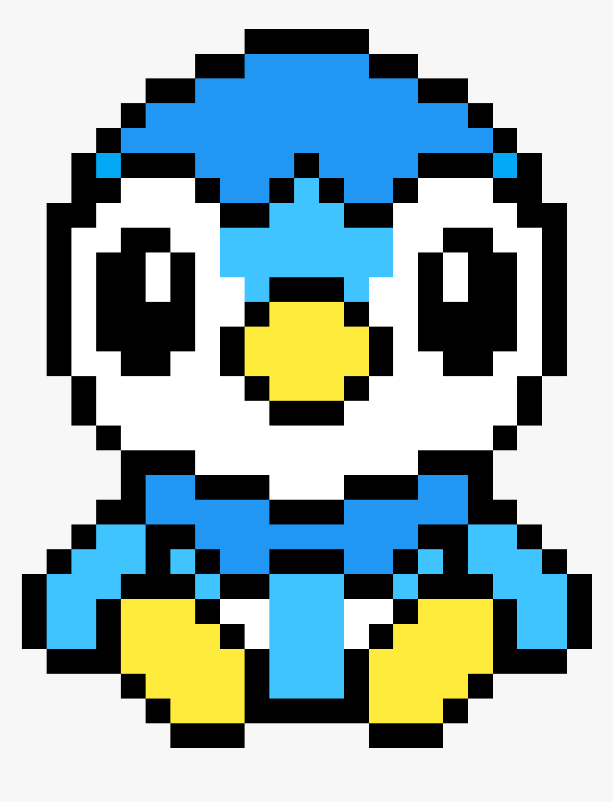 Piplup Pixel Art, HD Png Download , Transparent Png Image - PNGitem