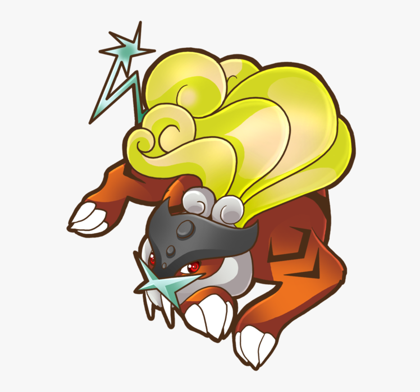 Raikou , Png Download - Cartoon, Transparent Png , Transparent Png ...