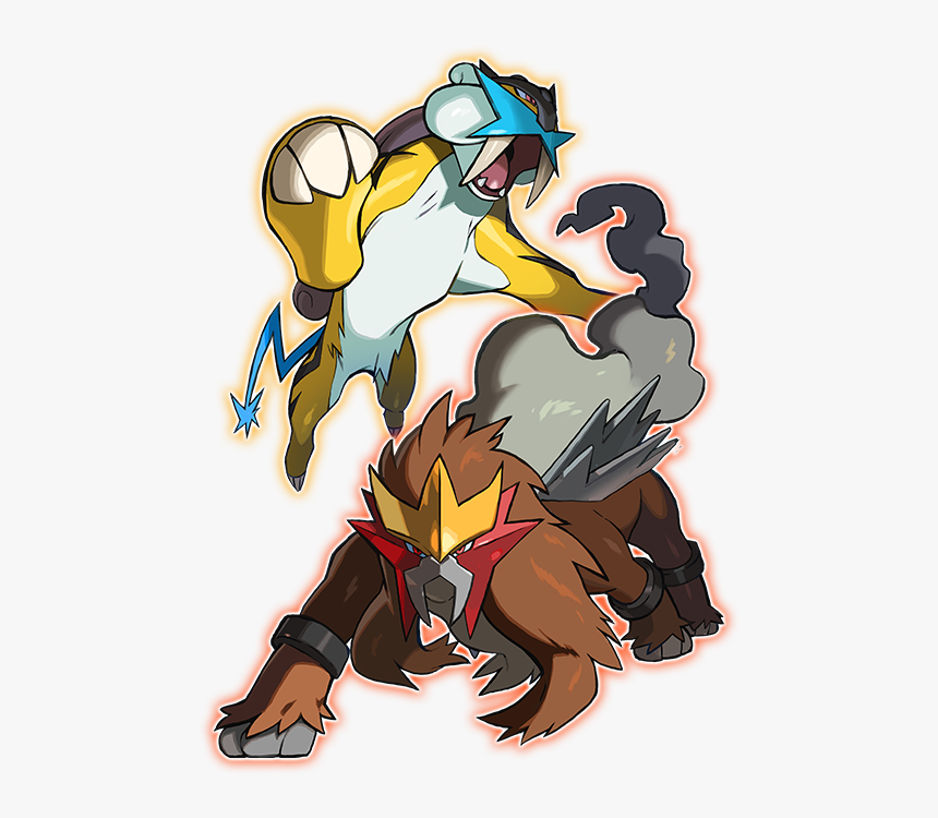 Raikou And Entei Event, HD Png Download , Transparent Png Image - PNGitem