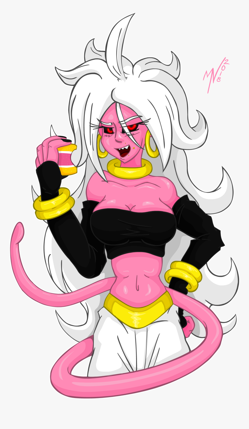 Majin Android - Cartoon, HD Png Download , Transparent Png Image - PNGitem
