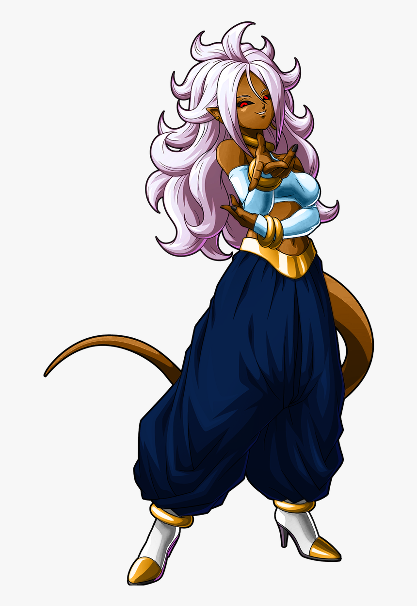 Nate On Twitter - Android 21 Cell Absorbed, HD Png Download ...