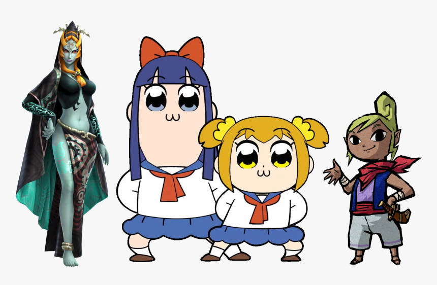 Transparent Midna Png - Popuko X Pipimi, Png Download , Transparent Png ...