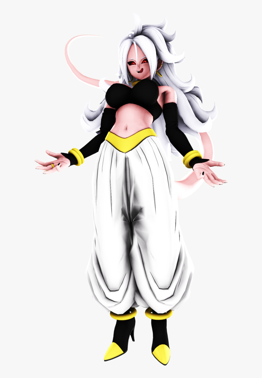 #majin #android21 #freetoedit - Cartoon, HD Png Download , Transparent ...