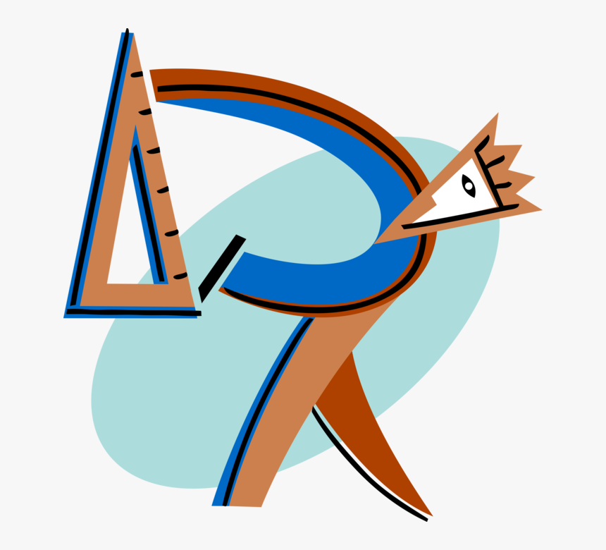 Vector Illustration Of Set Square Triangle For Drawing, HD Png Download ...